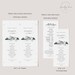 Rustic Wedding Program Template, Mountain Wedding Program, Order of Service, Ceremony Itinerary ...