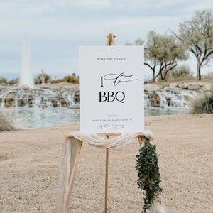 I Do BBQ Sign, I Do BBQ Decorations, Bbq Yard Sign, BBQ Engagement ...