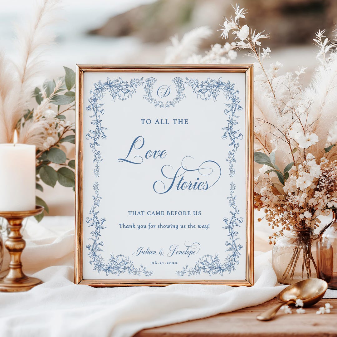 Generations of Love Sign Template, to All the Love Stories That Came ...