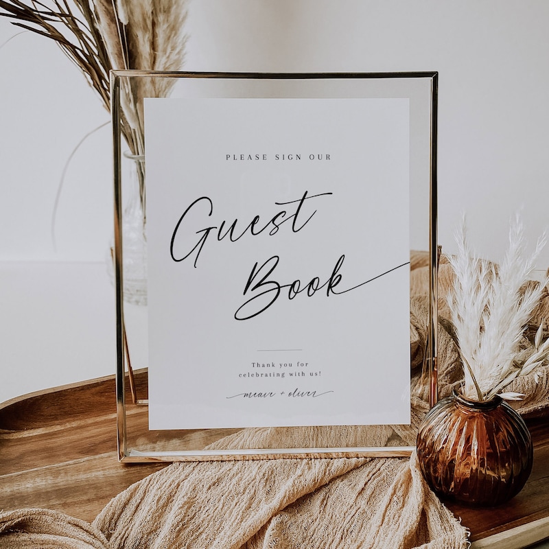Guest Book Sign - Etsy