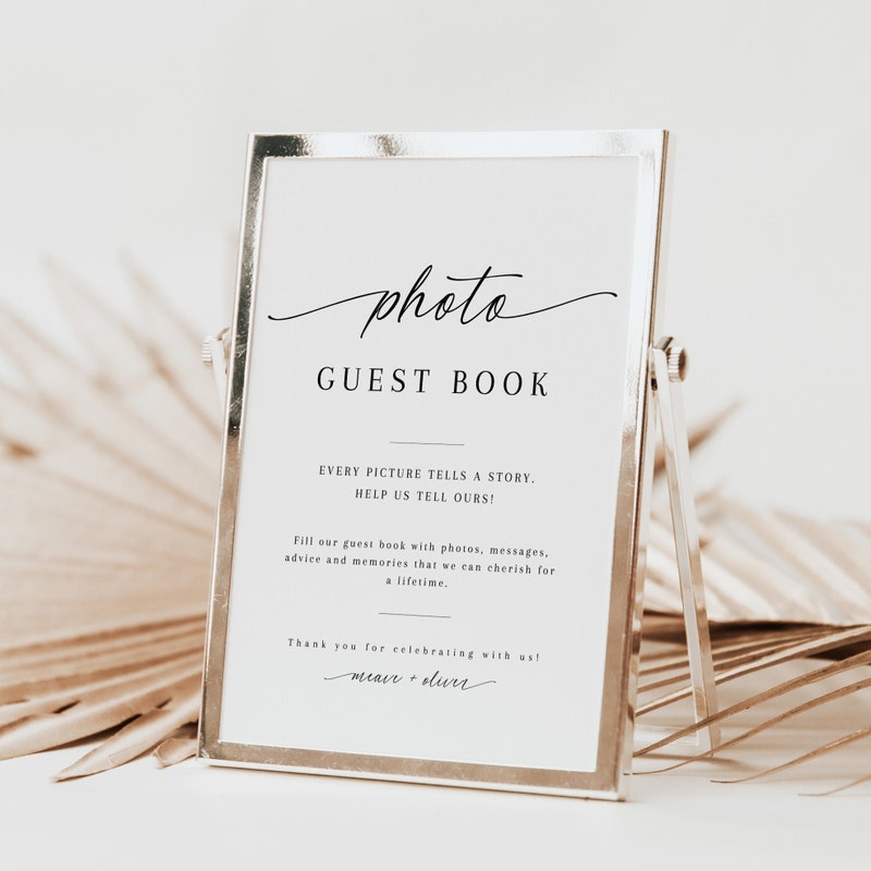 Guest Book Sign - Etsy
