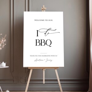 I Do BBQ Sign, I Do BBQ Decorations, Bbq Yard Sign, BBQ Engagement ...