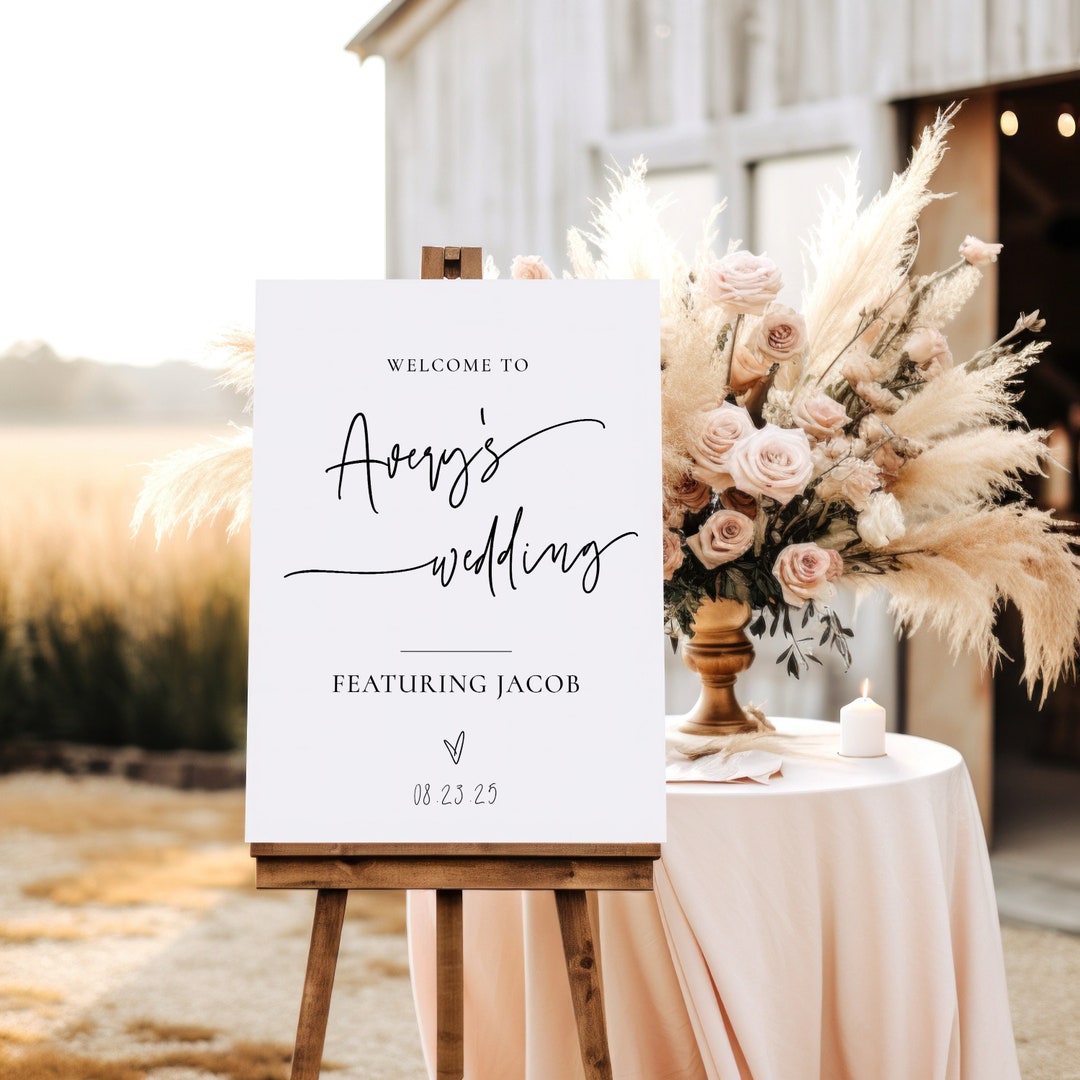 Wedding Welcome Sign Printable Funny, Bride's Wedding Welcome Sign ...