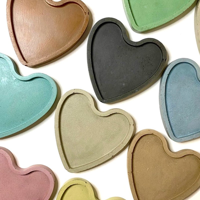 Concrete Heart - Etsy