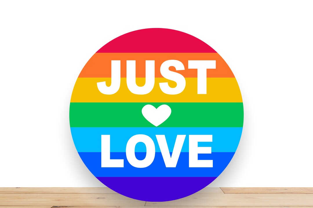 Guy Pride Wreath Sign, LGBTQ Wreath Sign, Round Metal Sign, Sign for ...