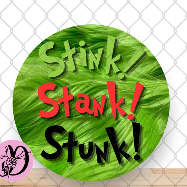 Stink Stank Stunk Sign - Etsy