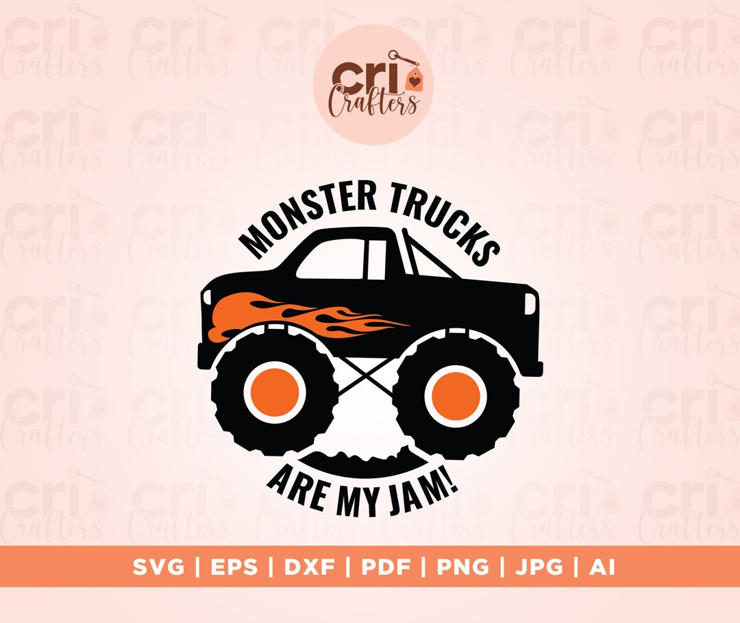Monster Trucks My Jam Svg Monster Svg My Jam Svg Truck Svg - Etsy