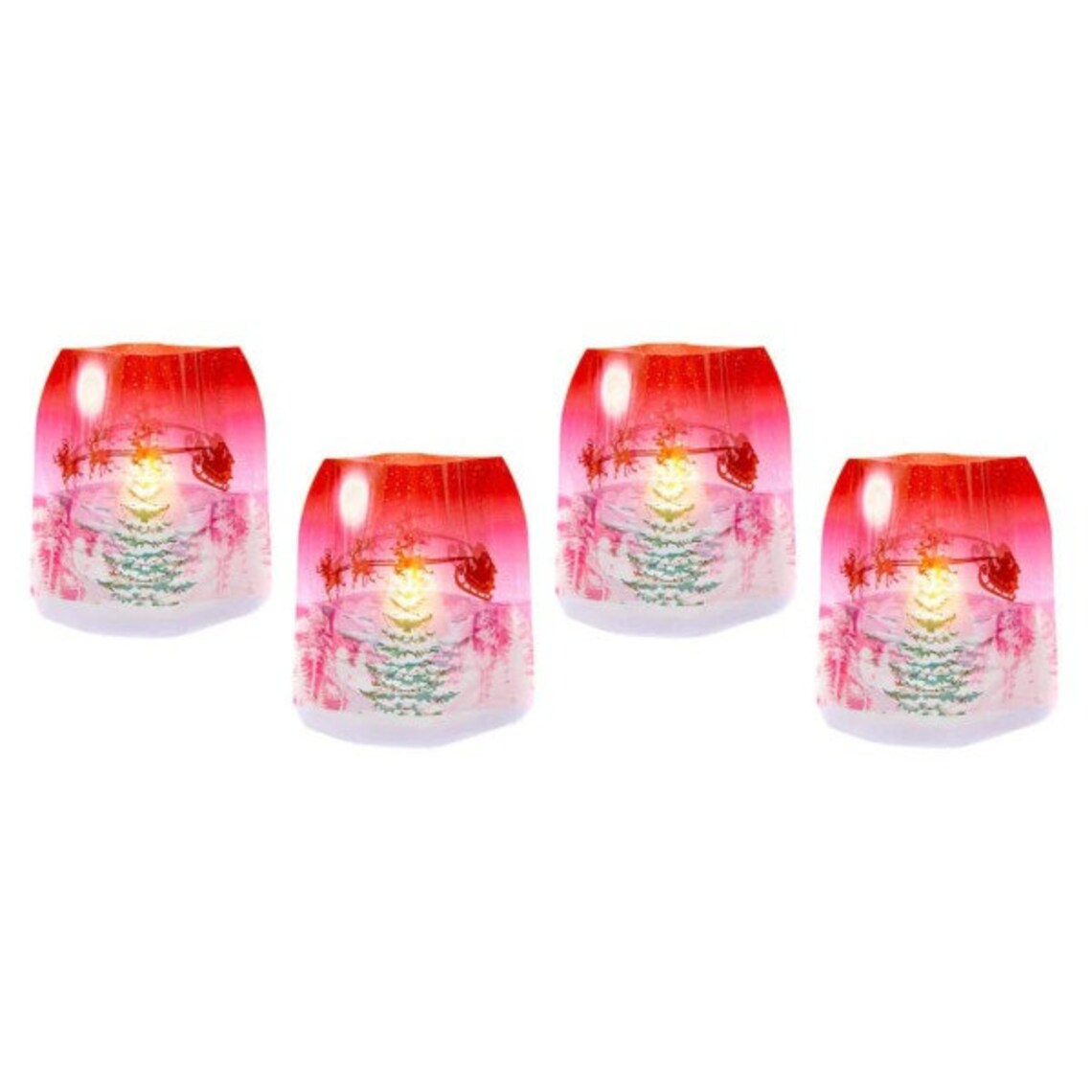 Christmas Luminary Lanterns Set of 4 Free Shipping - Etsy