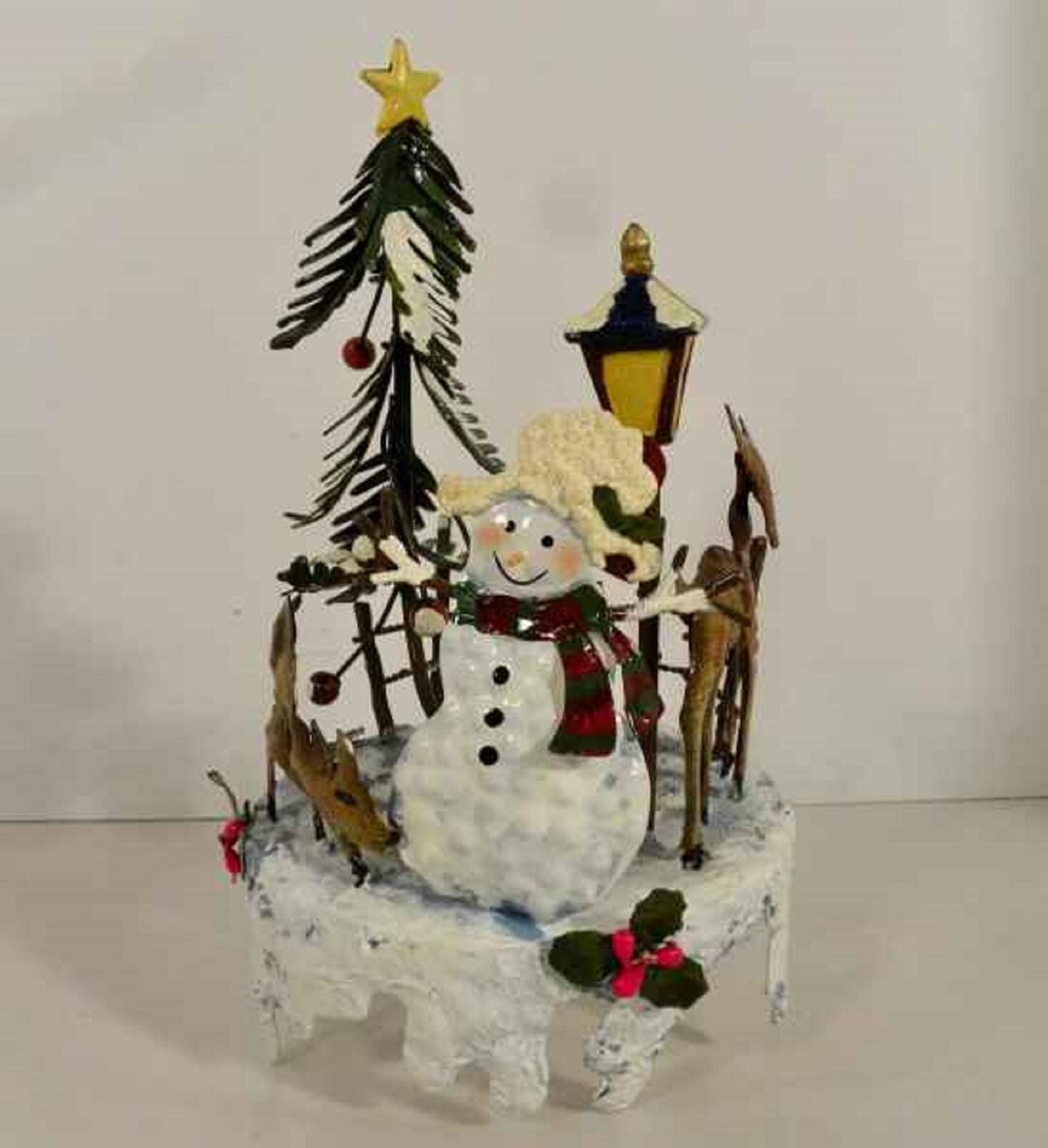 Handmade/handpainted Candle Jar Topper and Base - Etsy