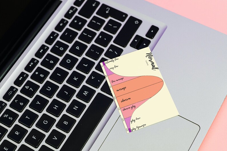 Normal Distribution Cheat Sheet With Numbers and Quantitative - Etsy ...