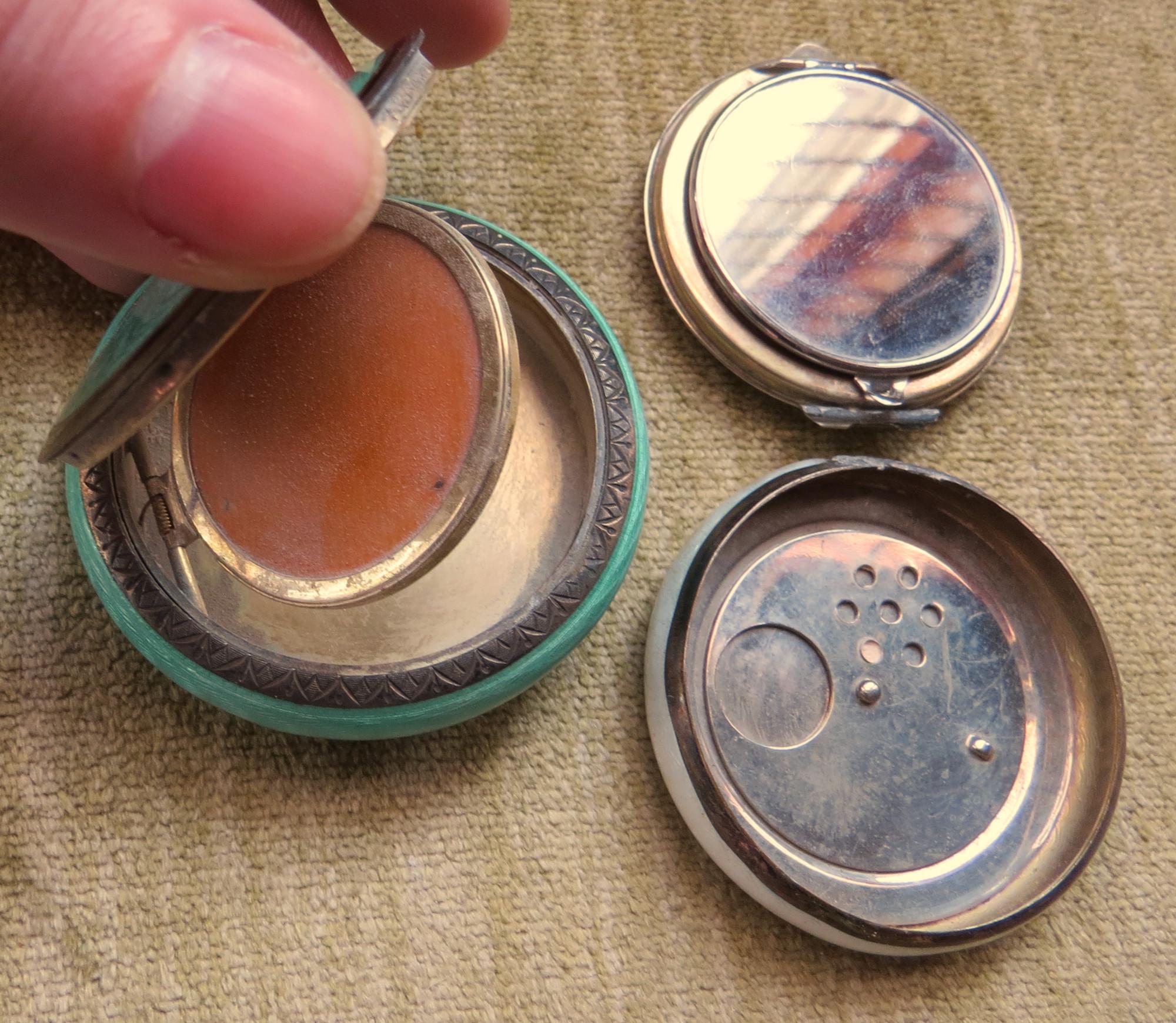 Assorted Antique Enamel Compacts - Etsy