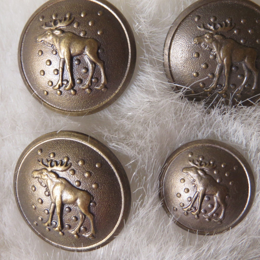 10 Moose Buttons by Sporrong & Co. - Etsy