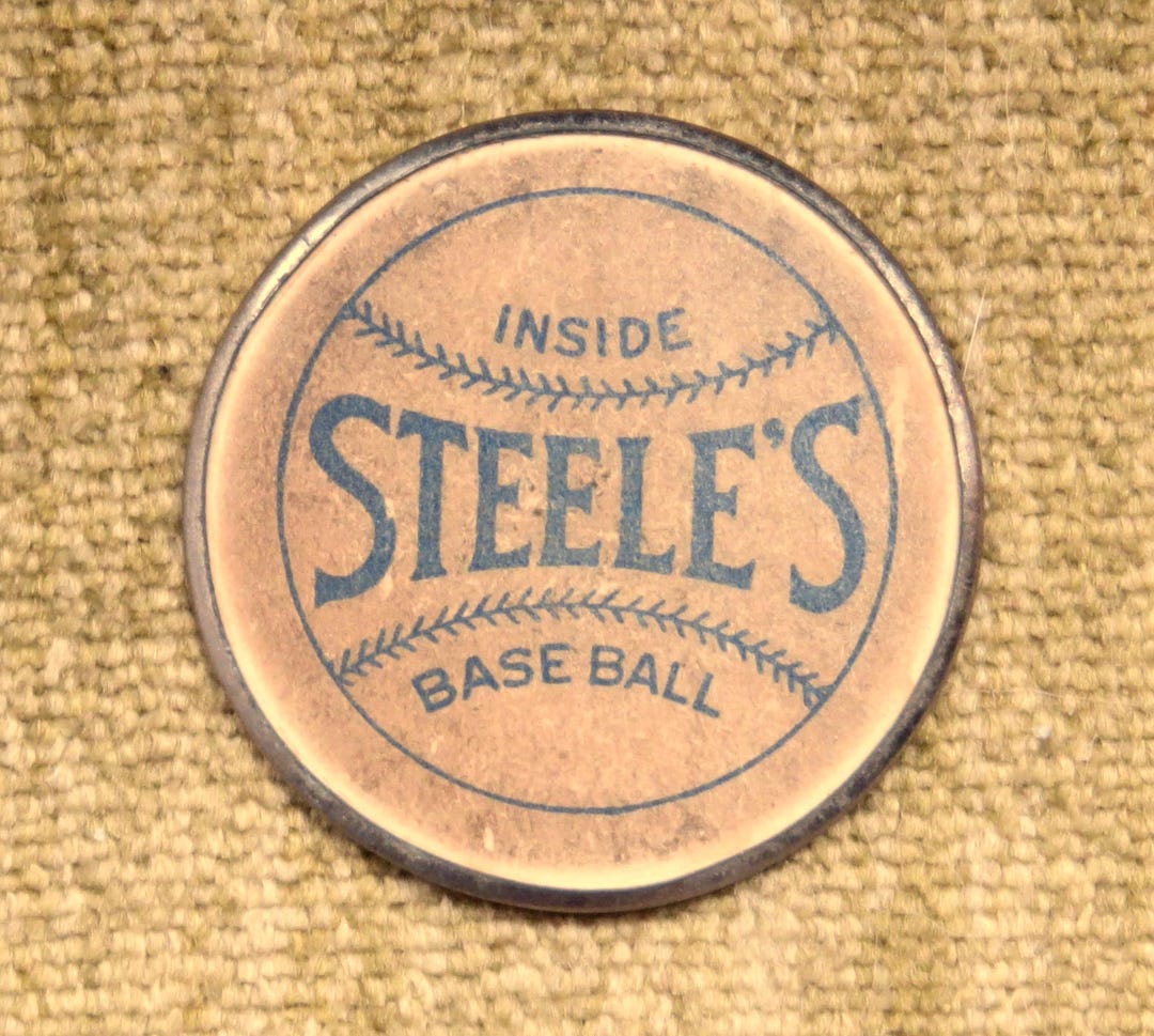 Vintage 1911 Steele Baseball Game Token - Etsy