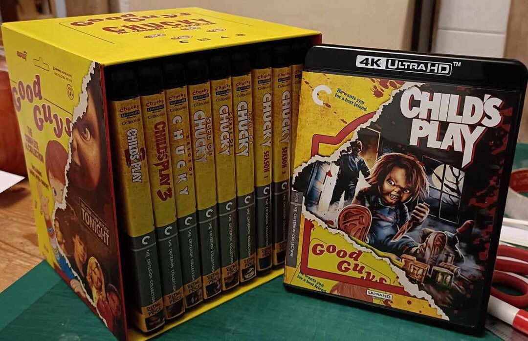 Custom Child's Play/chucky 4K Boxset NO Films/discs/blu Ray/4k/dvd or ...