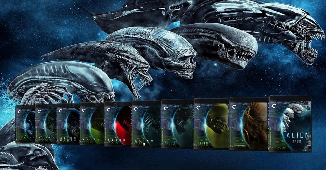 045. Custom Alien Franchise Collection 4K Covers (NO Films/discs/blu ...