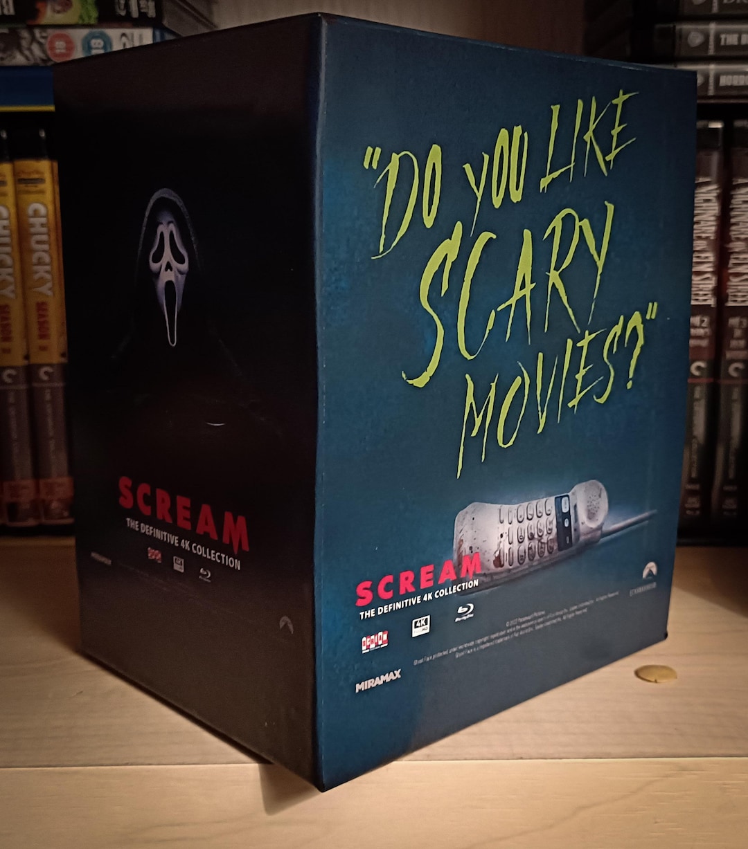 Custom Scream 4k/blu Ray Boxset With Matching Printed Covers (incl Faux ... Custom Scream 4k/blu Ray Boxset With Matching Printed Covers (incl Faux ...