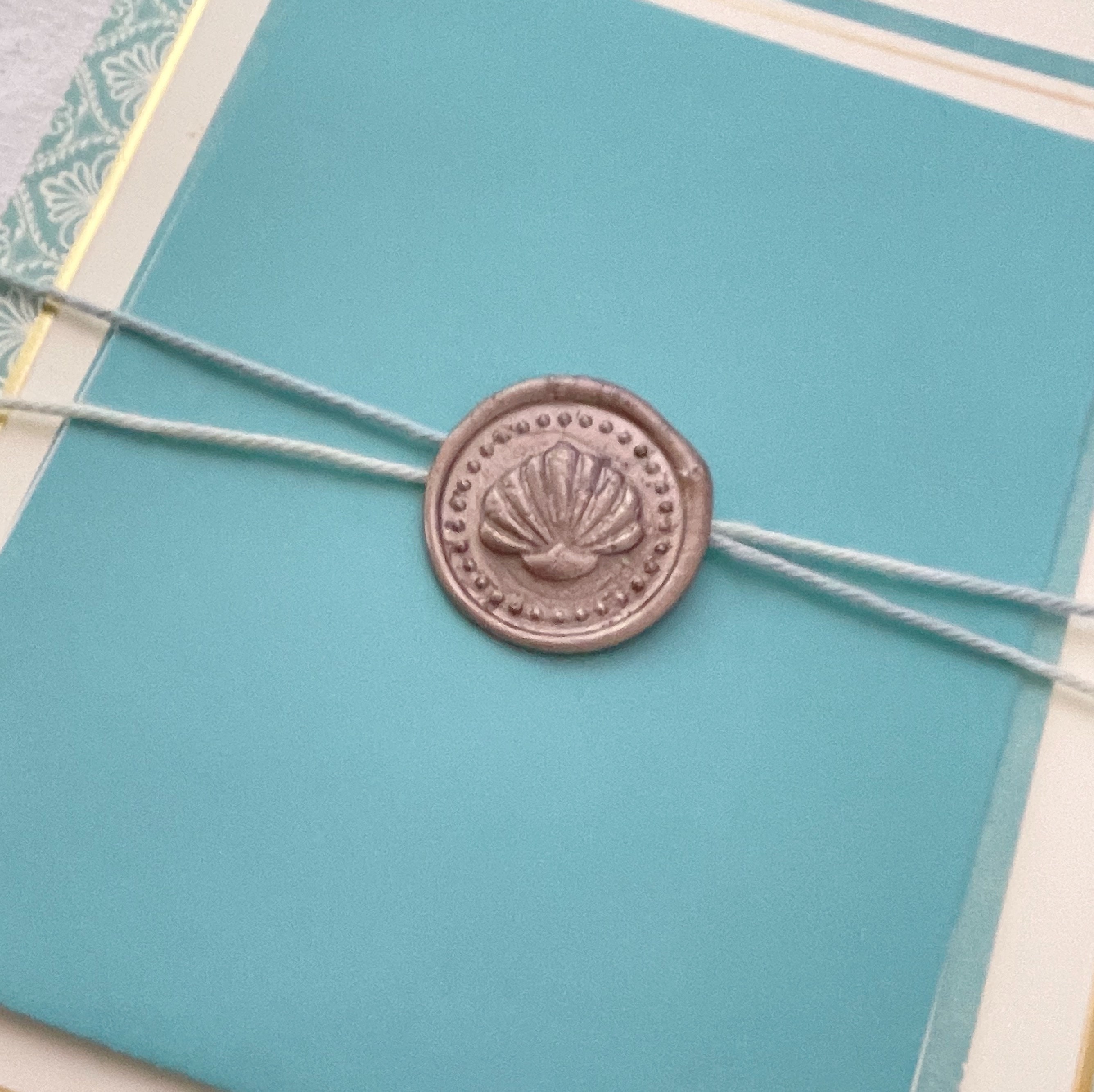 Beach Wedding Invitation Seal Under the Sea Wax Seal Sticker - Etsy