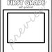 BACK TO SCHOOL Self Portrait Template First Day of School Activity for ...