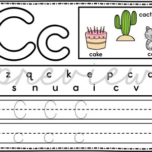 Alphabet Practice ABC Playdough Mats Letter Recognition and Letter ...