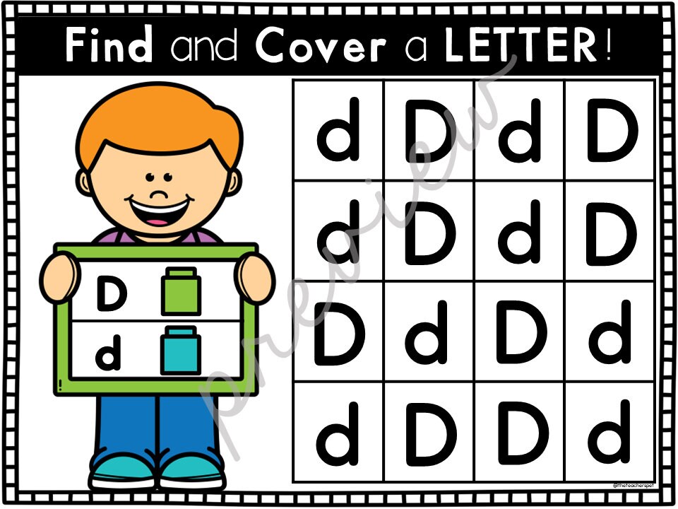 LETTER RECOGNITION Printables for Pre K and Kindergarten Students Find ...