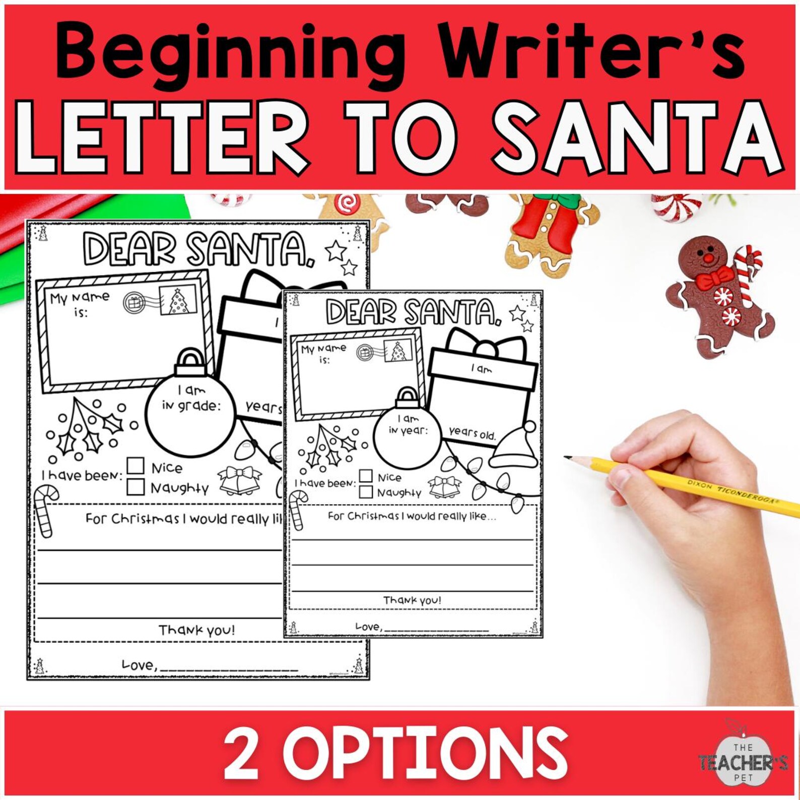 Letter to Santa Coloring Page, Kids Christmas Wish List, Printable ...
