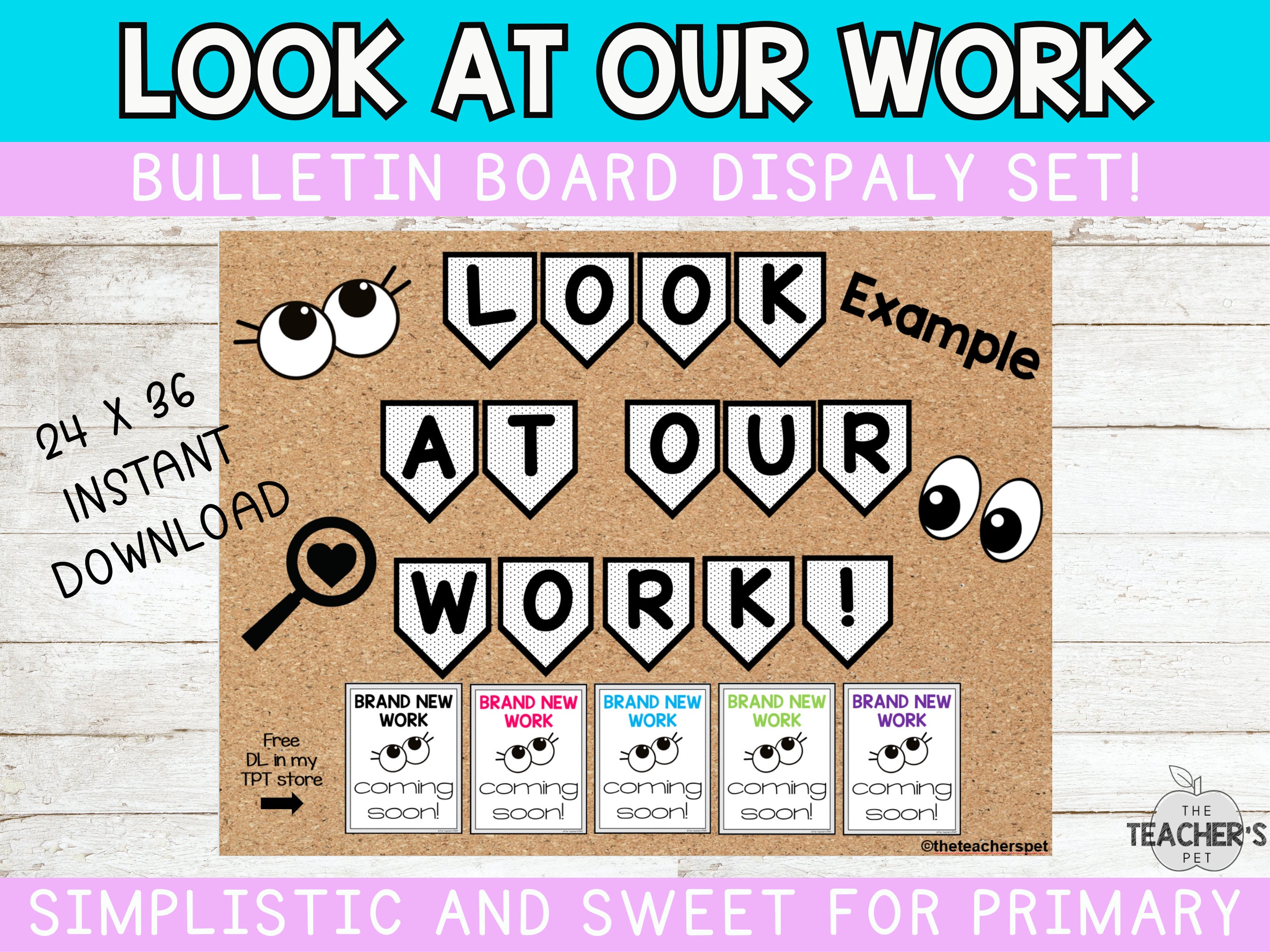 BULLETIN BOARD Display Set Classroom Bulletin Board Set Classroom Decor ...
