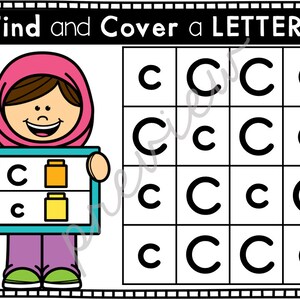 LETTER RECOGNITION Printables for Pre K and Kindergarten Students Find ...