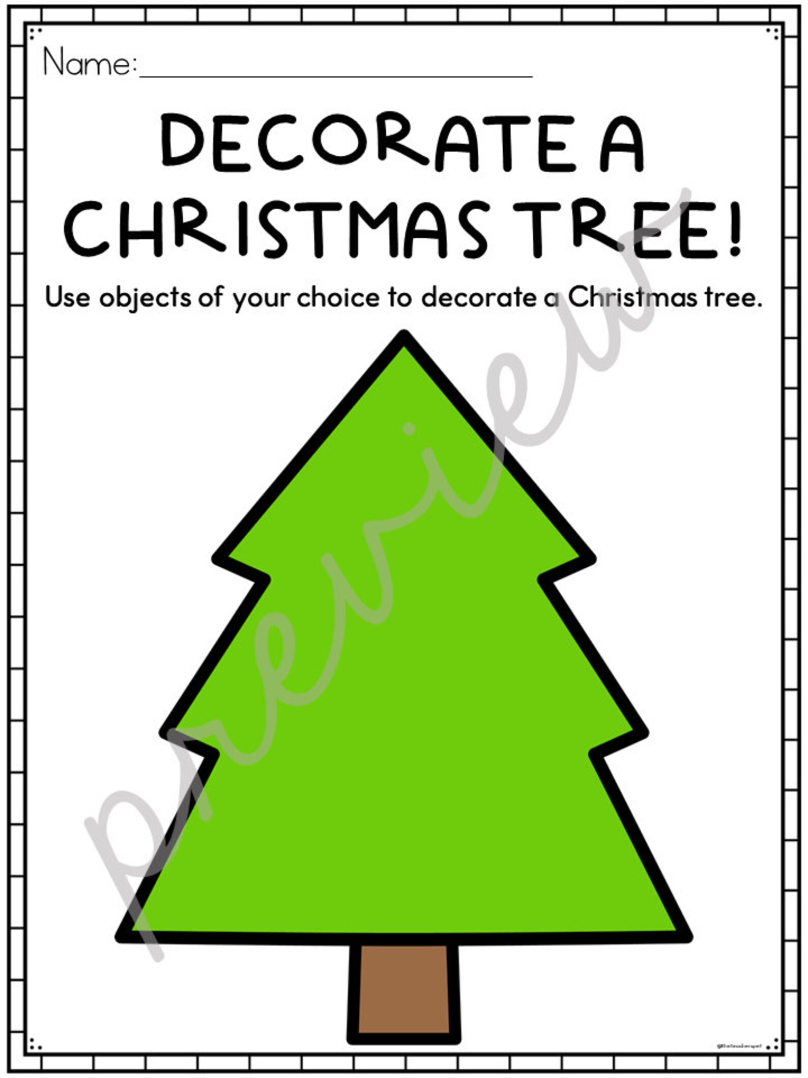 Design a Holiday Sweater Fun Christmas Printables and Worksheets ...