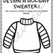 Design a Holiday Sweater Fun Christmas Printables and Worksheets ...