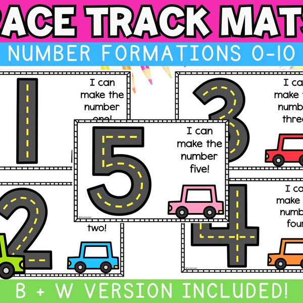 Educational Game Printing Number Cards - Etsy
