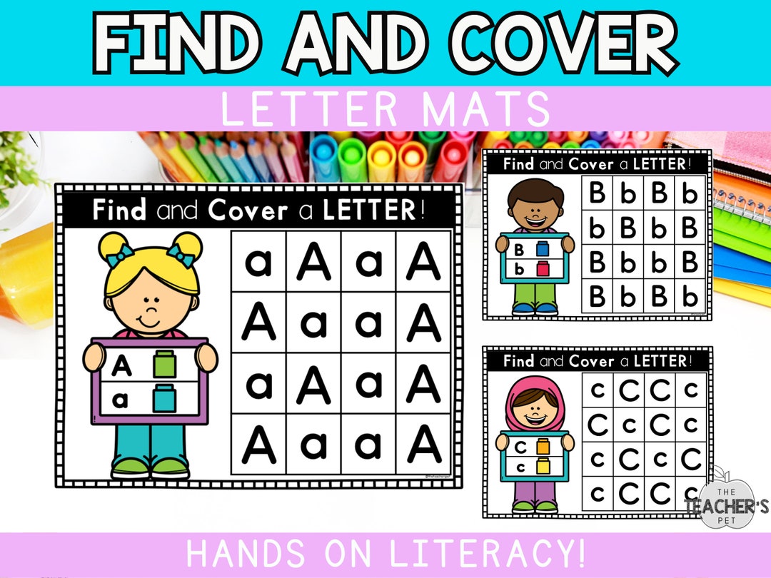 LETTER RECOGNITION Printables for Pre K and Kindergarten Students Find ...
