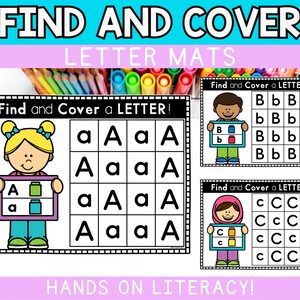 LETTER RECOGNITION Printables for Pre K and Kindergarten Students Find ...