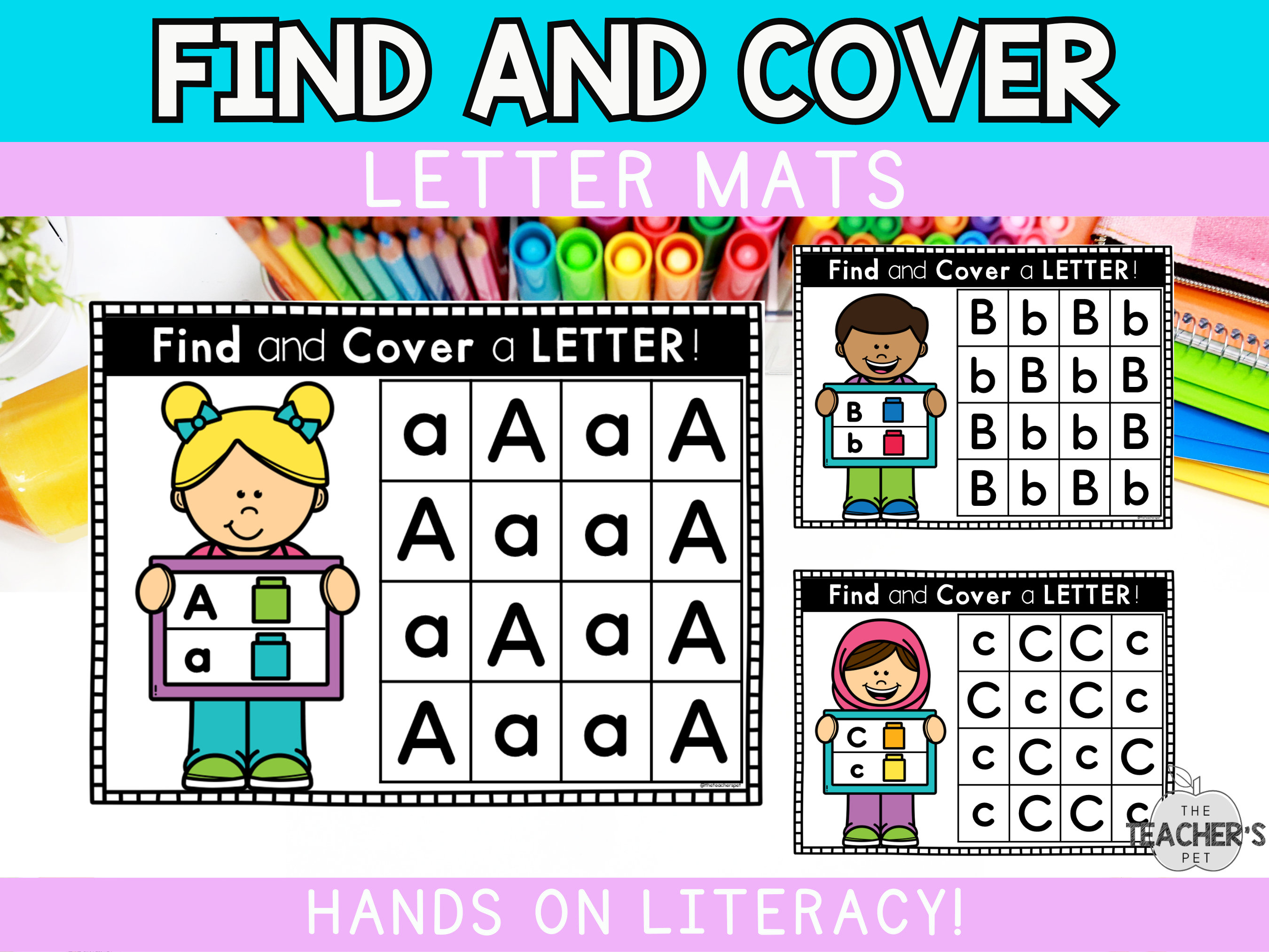 LETTER RECOGNITION Printables for Pre K and Kindergarten Students Find ...