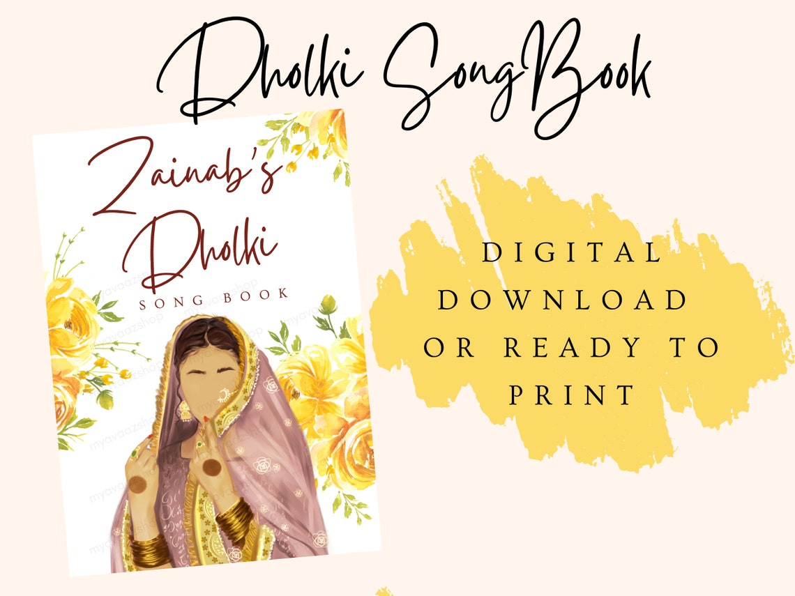 Dholki Song Book, Mehndi Songs, Dholki Songs, Mehndi Song Book, Sangeet ...