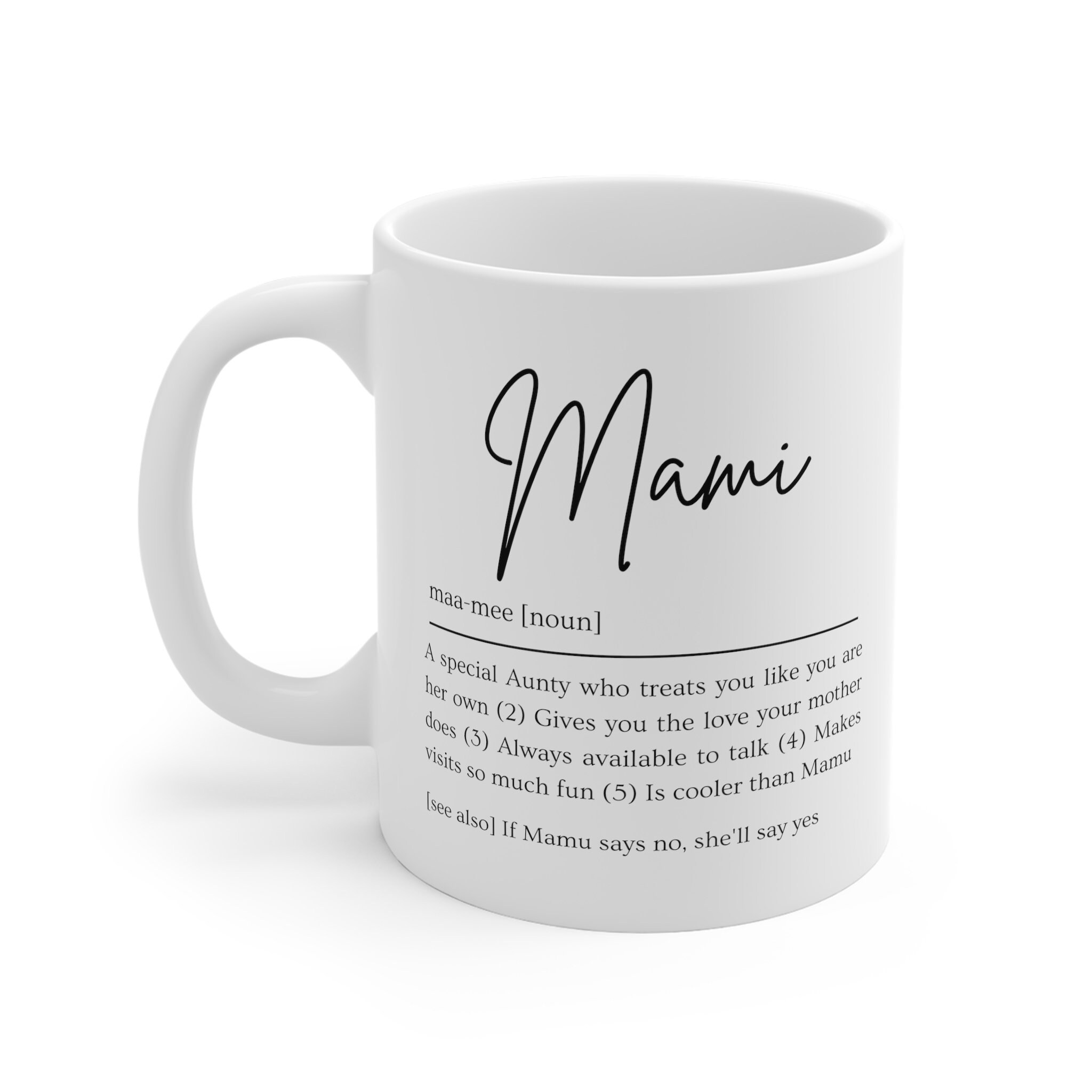 Mami Definition Mug, Gift for Mami, Mami Mug, Mug for Mami, Mami Gift ...
