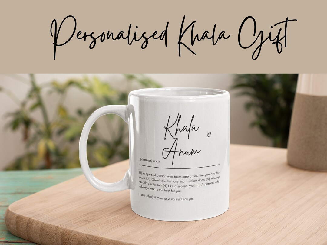 Khala Mug, Gift for Khala, Best Aunty, Desi Gift, Urdu Gift, Desi Mug ...