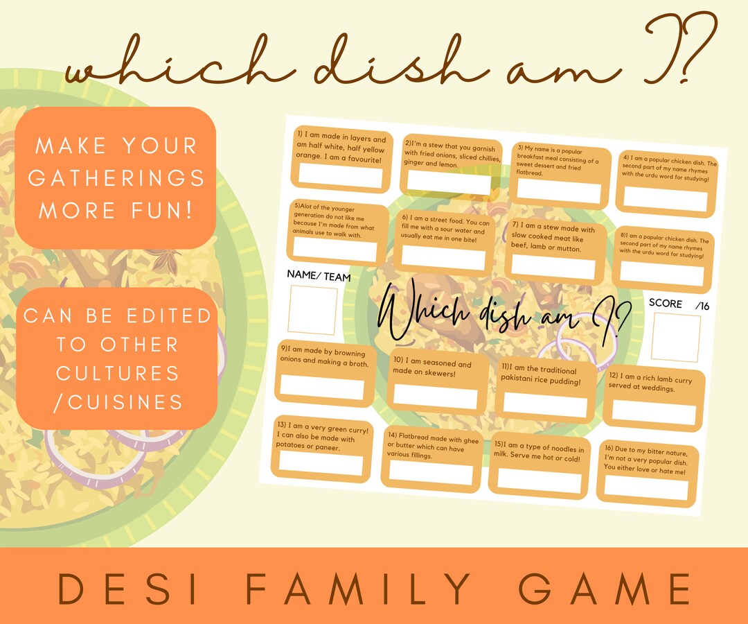 Desi Wedding Game Shaadi Game Bridal Shower Game Pakistani Wedding ...