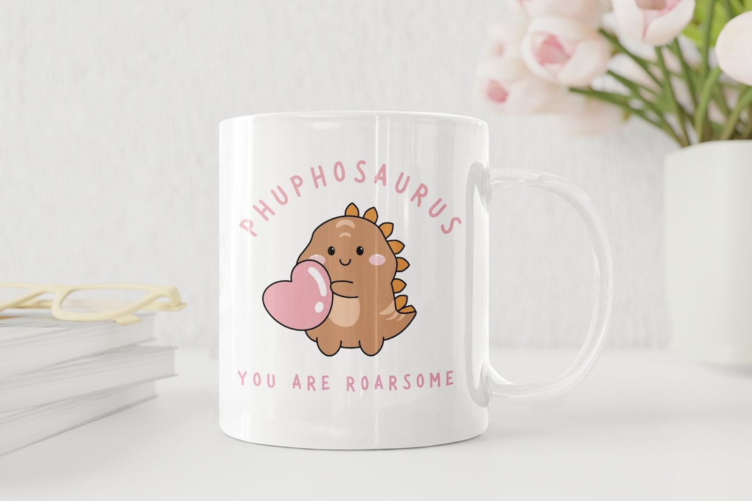 Phupho Mug, Gift for Phupho, Phupho Dinosaur Mug, Gift for Aunty, Desi ...