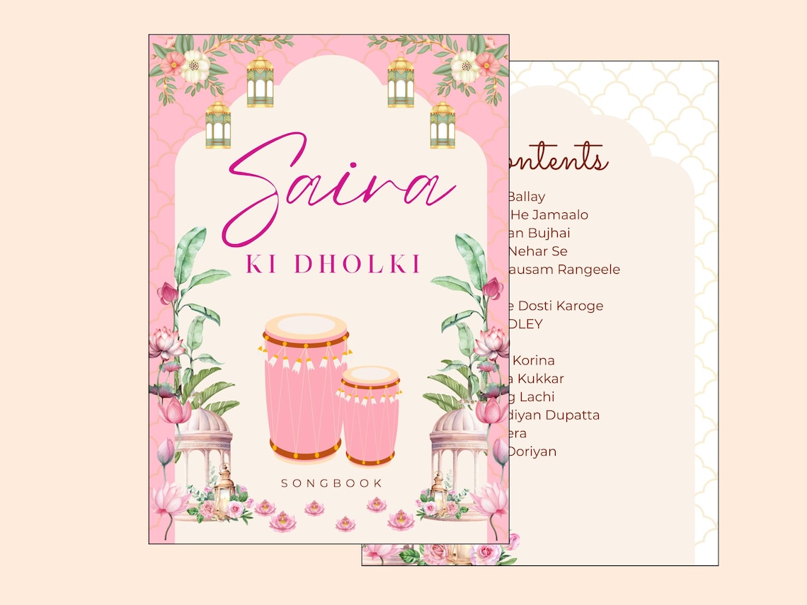 Dholki Song Book, Mehndi Songs, Dholki Songs, Mehndi Song Book, Sangeet ...
