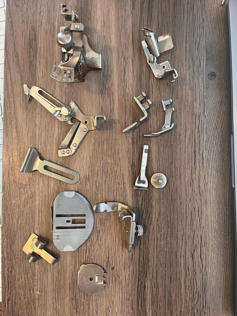 Vintage Singer Sewing Machine Attachments; Various Sewing Machine Tools ...