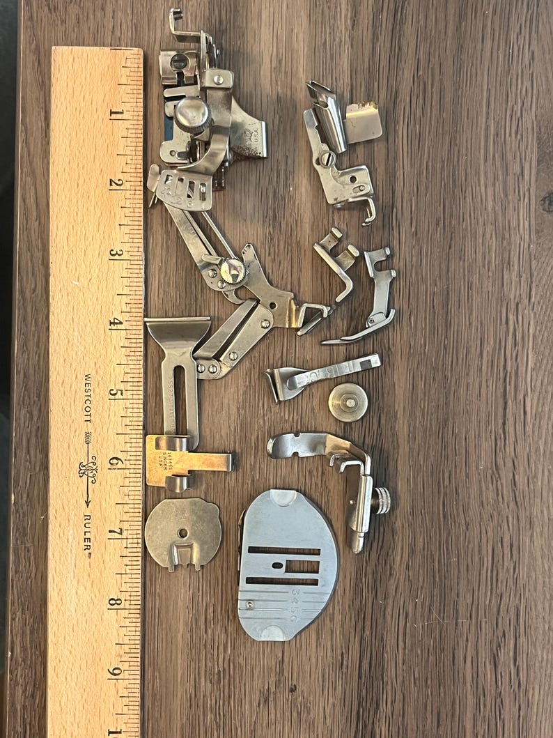 Vintage Singer Sewing Machine Attachments; Various Sewing Machine Tools ...