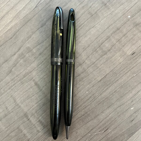Antique Pen and Pencil Set - Etsy