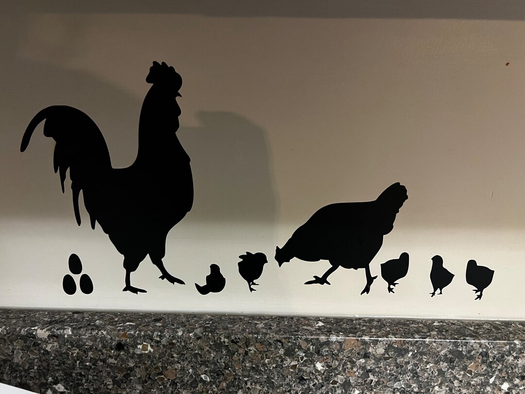 Chicken Wall Decal - Etsy