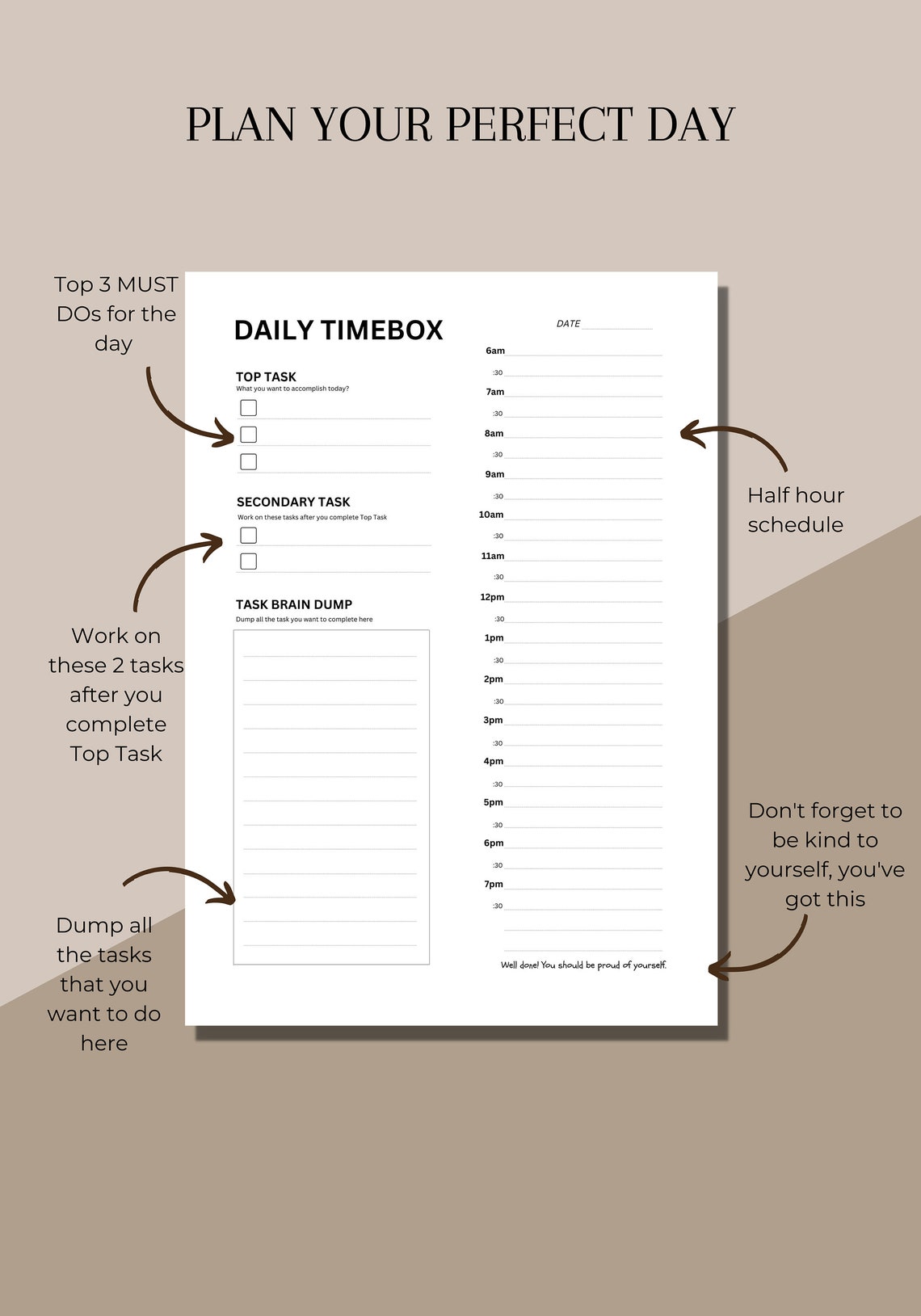 daily-timebox-planner-fillable-printable-pdf-time-block-etsy-uk