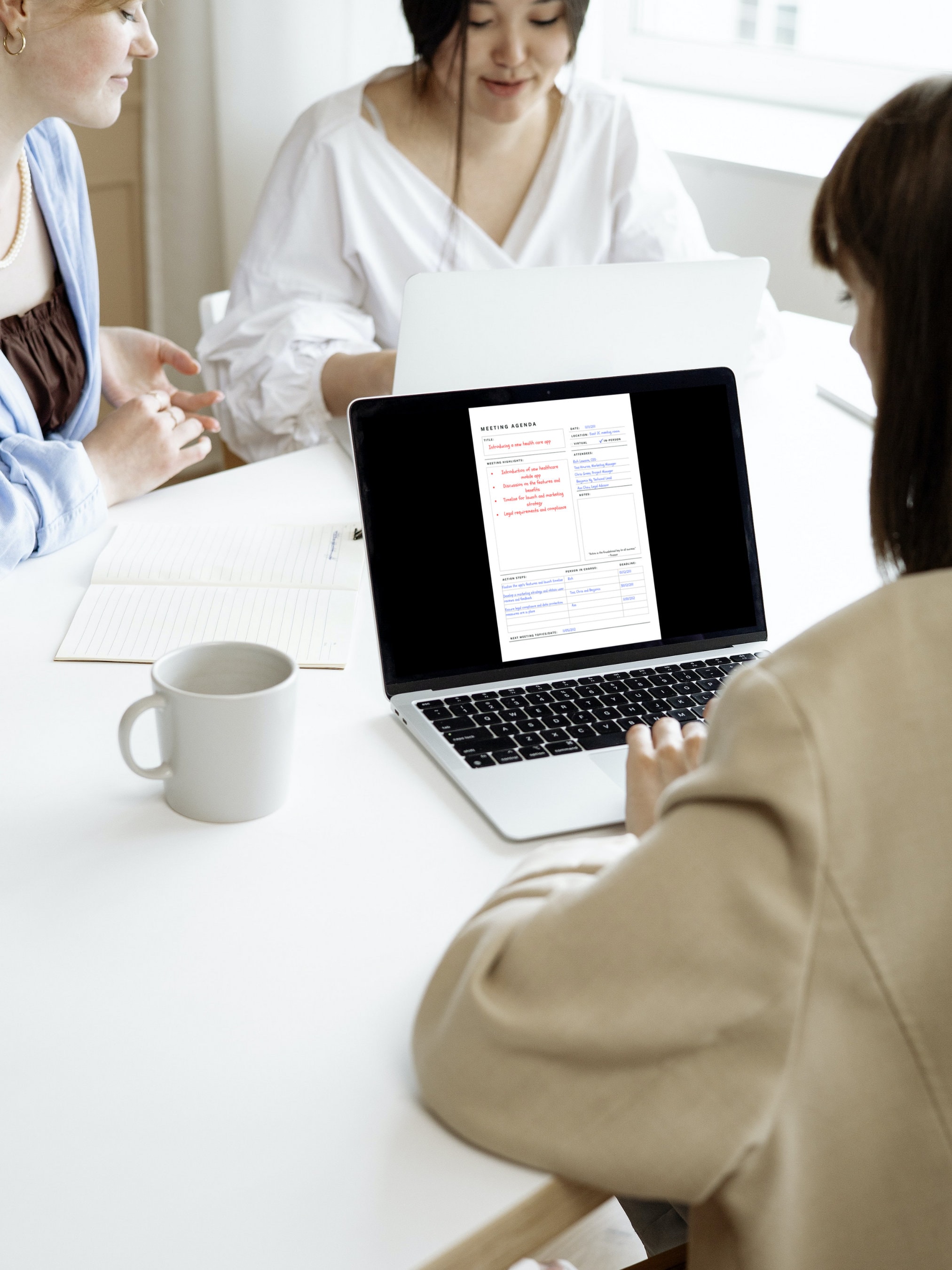 Efficient Meeting Notes Template: Streamline Your Business Meetings ...