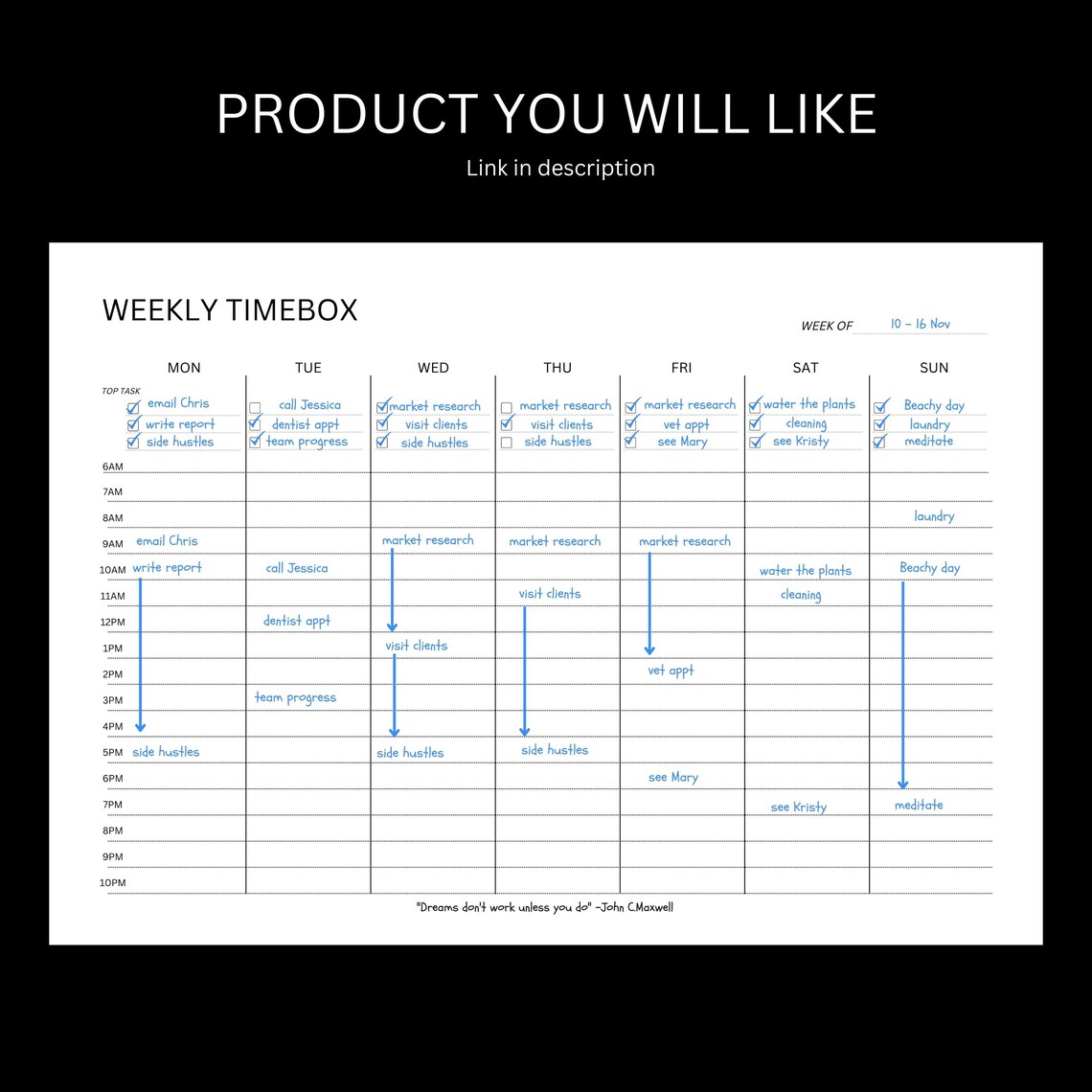 Daily Timebox Planner Fillable Printable PDF Time Block - Etsy UK Daily Timebox Planner Fillable Printable PDF Time Block - Etsy UK