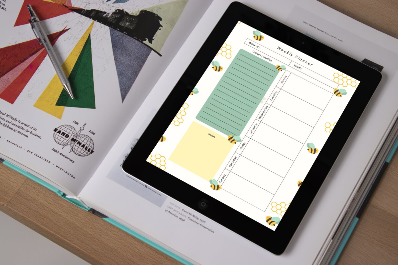 Honeybee Digital Weekly Planner - Etsy