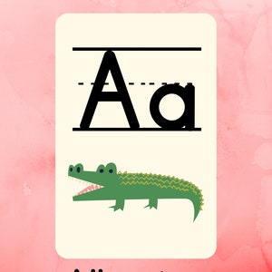 Animal Alphabet Posters - Etsy
