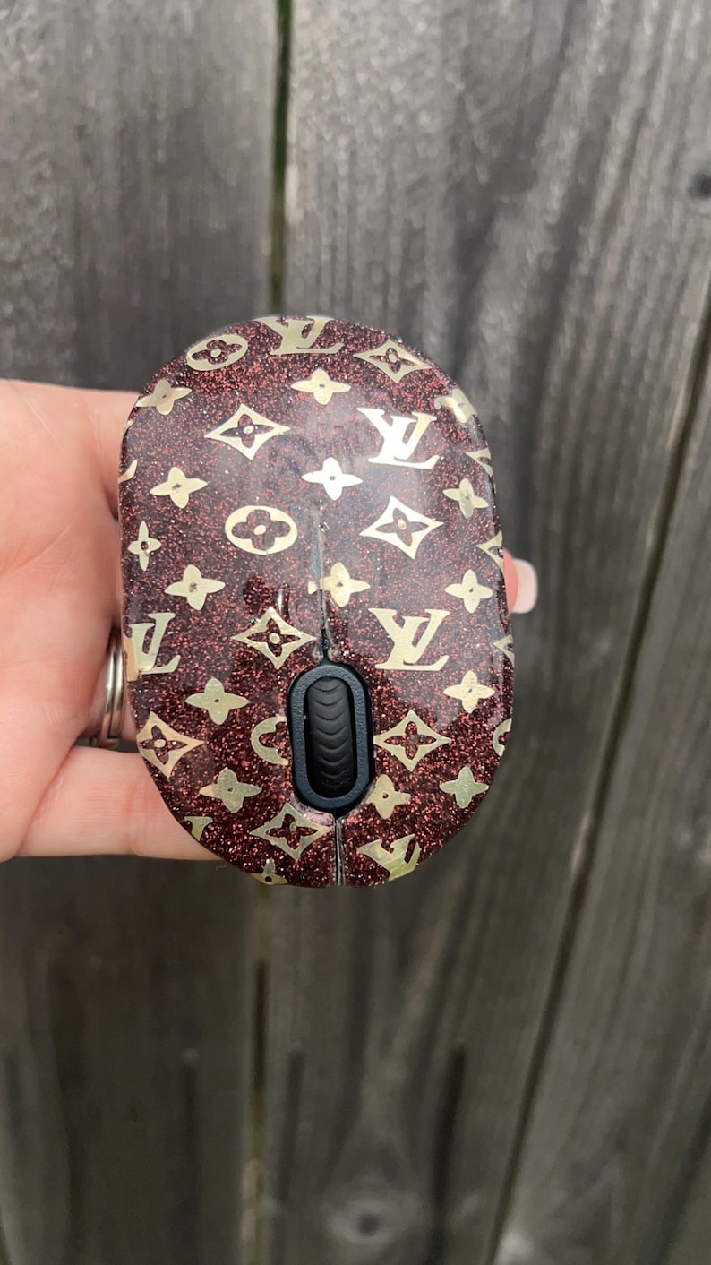 Custom Glitter Wireless Mouse and Pen Sets - Etsy