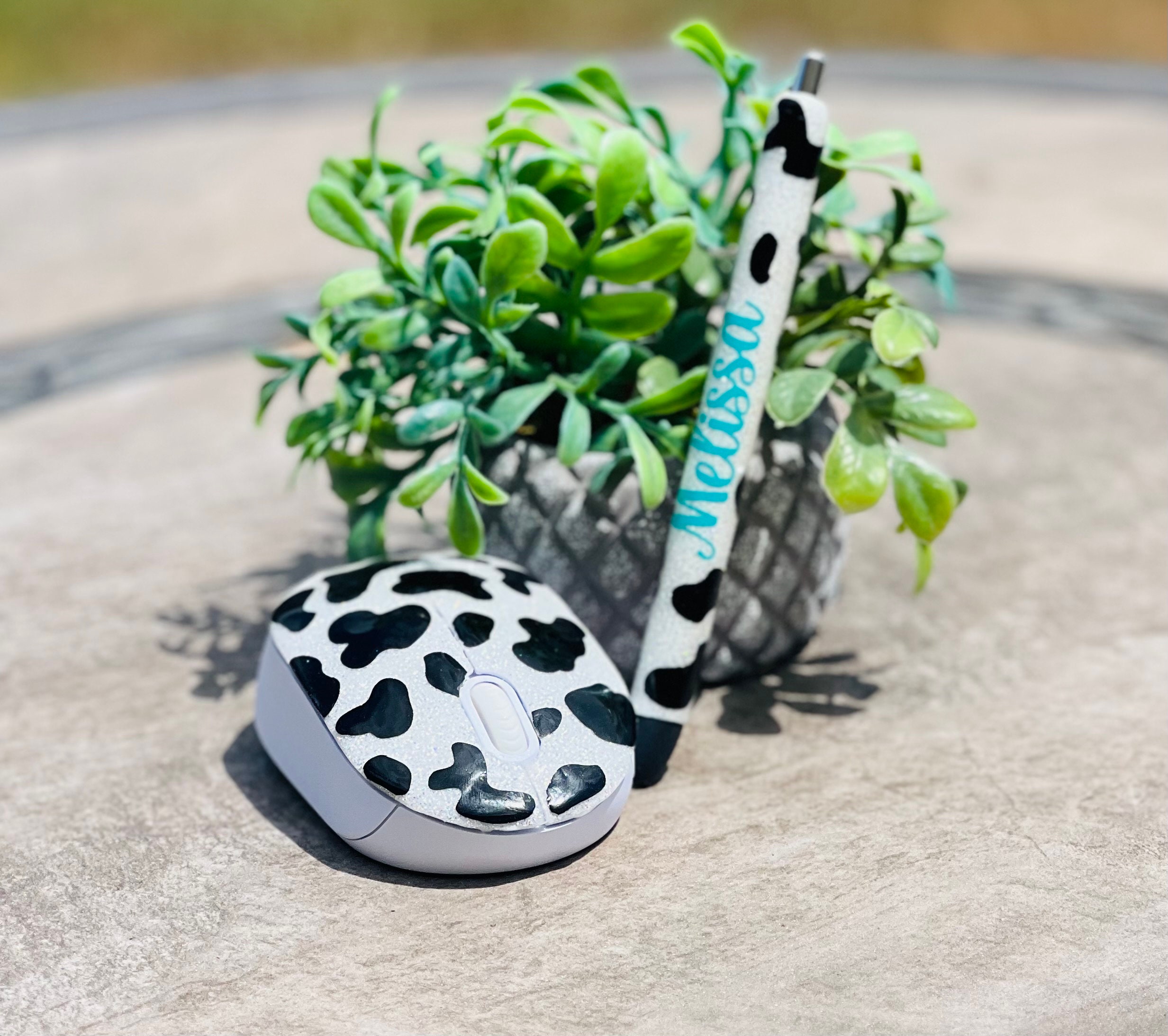 Custom Wireless Mouse and Refillable Pen Set - Etsy